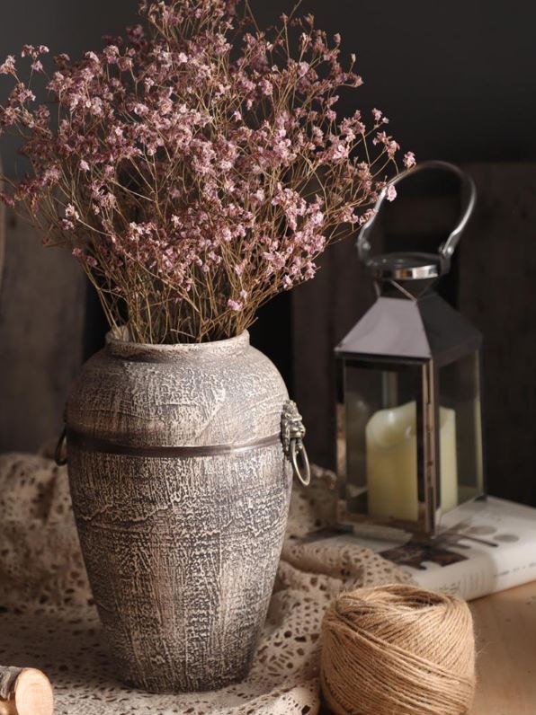 Ceramic Vases (Rustic Gray) – Marina's Home Decor